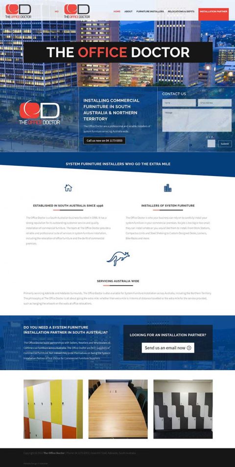 Website Design For The Office Doctor - Website Adelaide